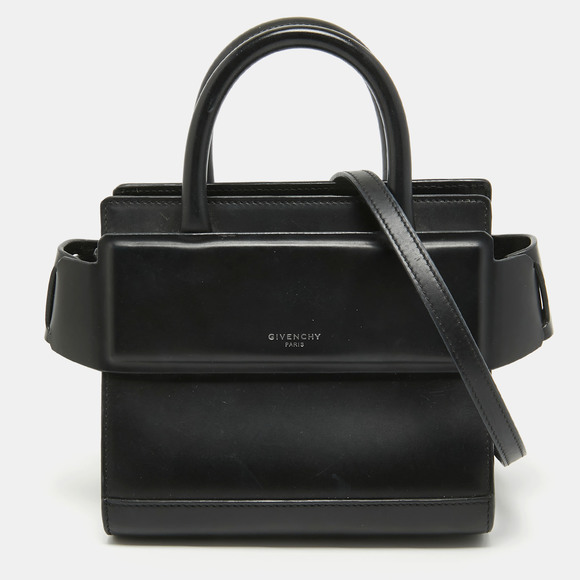 Givenchy | Bags | Givenchy Black Leather Nano Horizon Crossbody Bag ...
